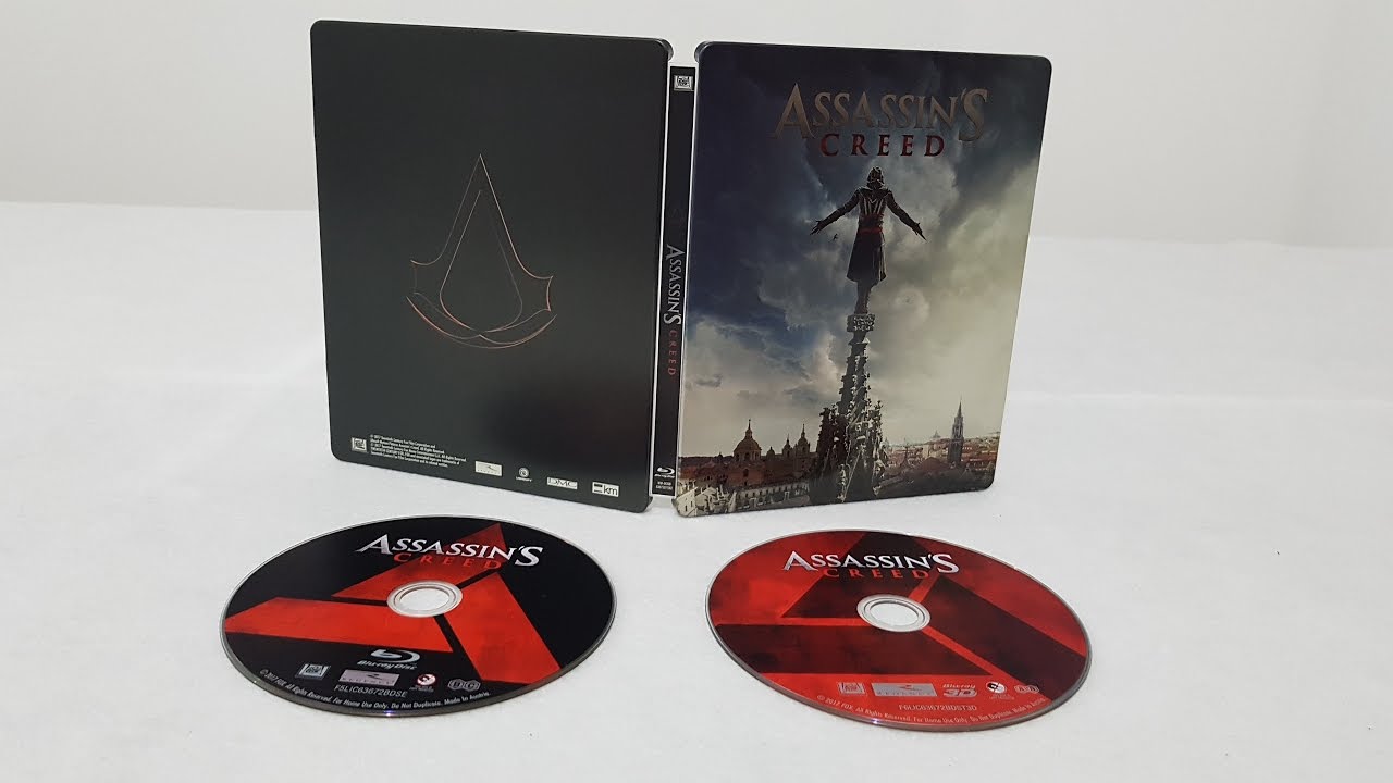 Assassin's Creed 3D Steelbook Edition Bluray movie unboxing - YouTube