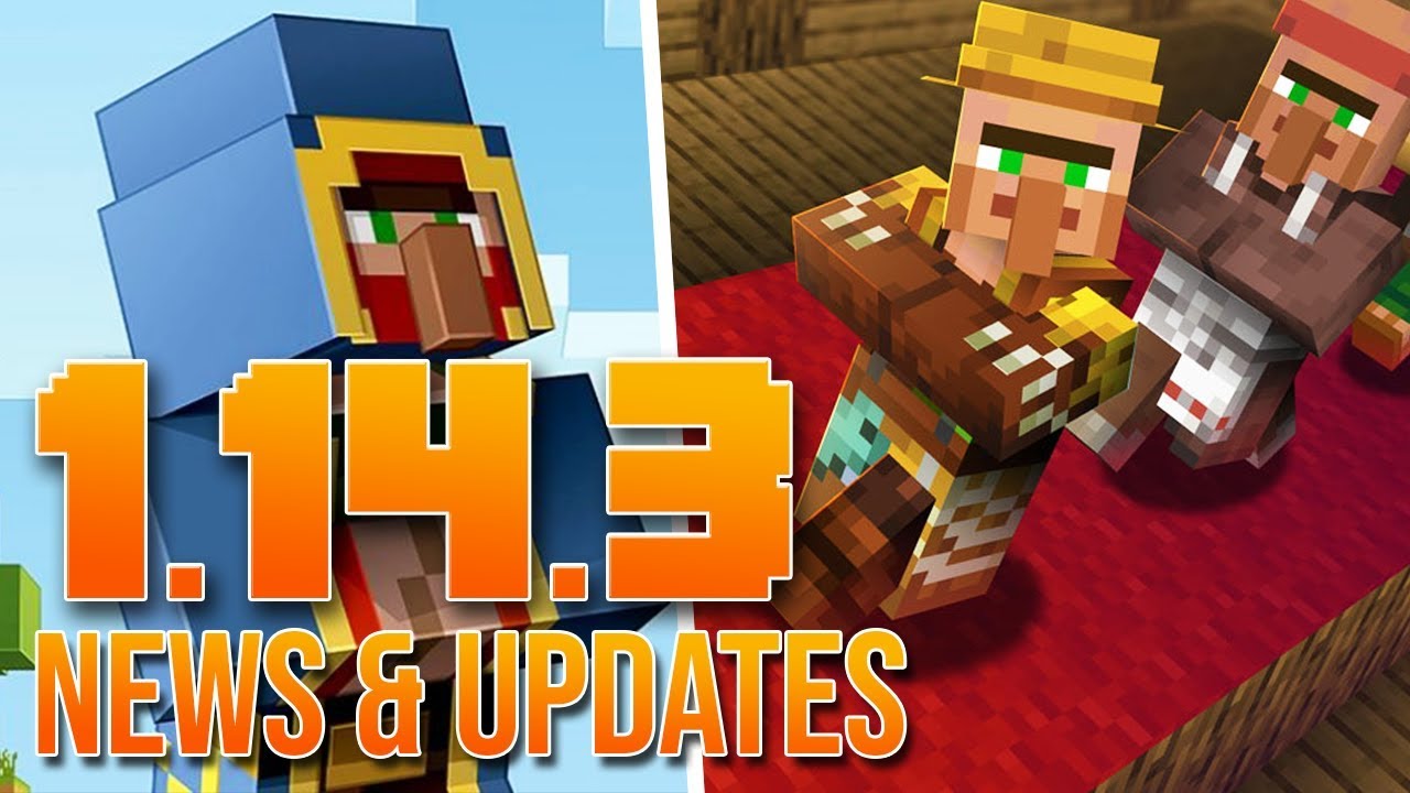 Minecraft 1.14.3 Released! News & Updates | No more OP armor & Zombie ...