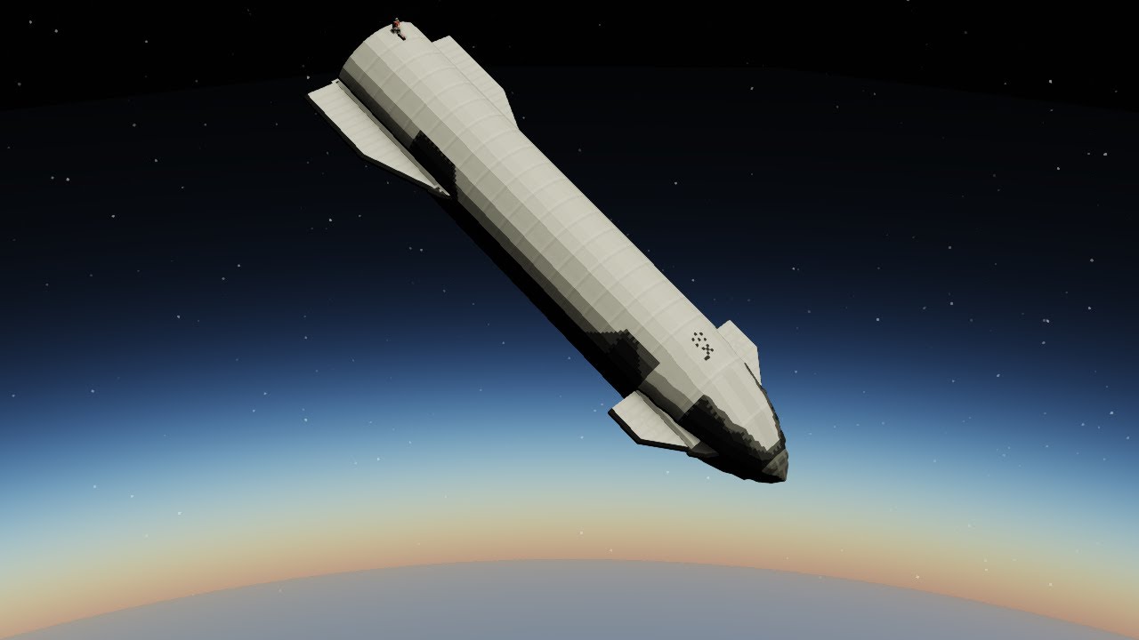 Stormworks Space: Starship Landing - YouTube