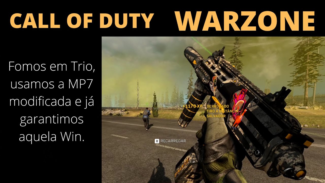 Call Of Duty Warzone - Mal pegamos e ela já deu aquela Win. - YouTube