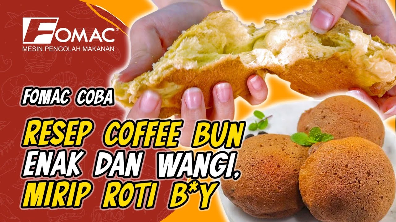 Resep Coffee Bun ala Cafe, Praktis dan Mudah | Mixer DMX-S7 dan Gas ...