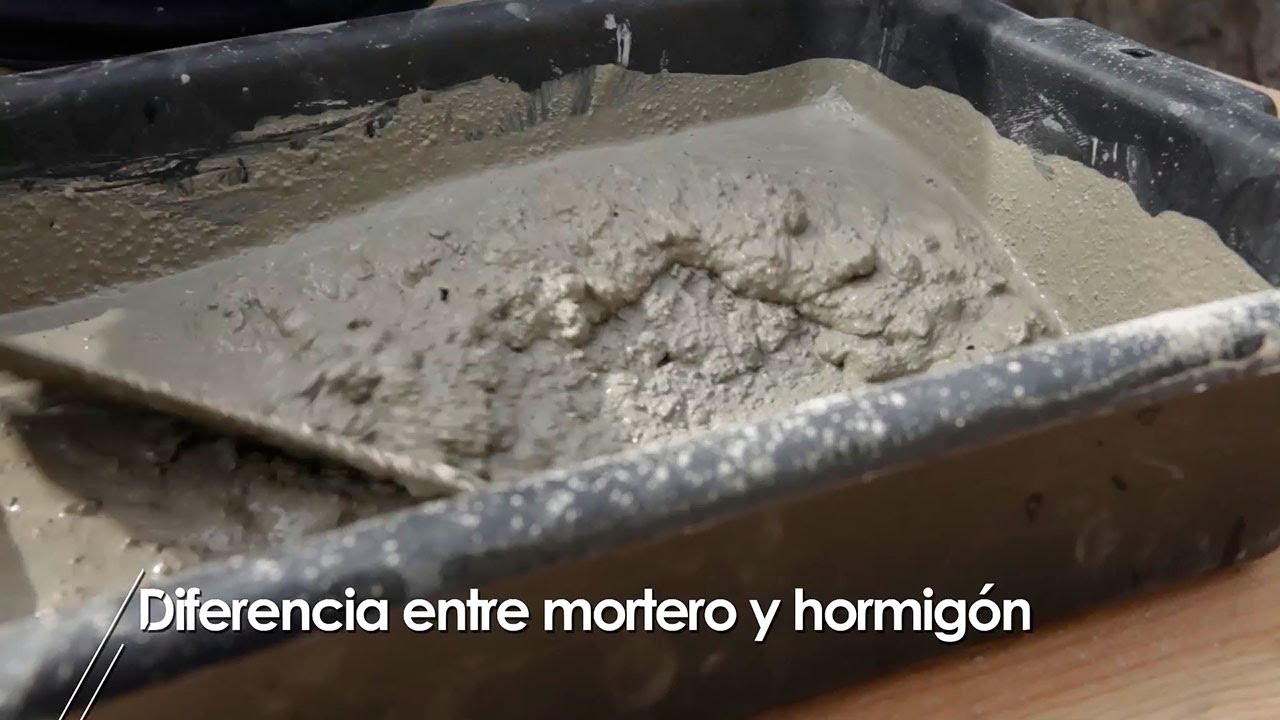 Diferencias entre hormigón y mortero - Bricomanía - YouTube