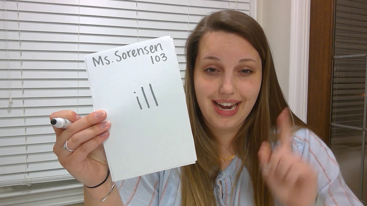 Ms Sorensen day 16 word work, ill - YouTube