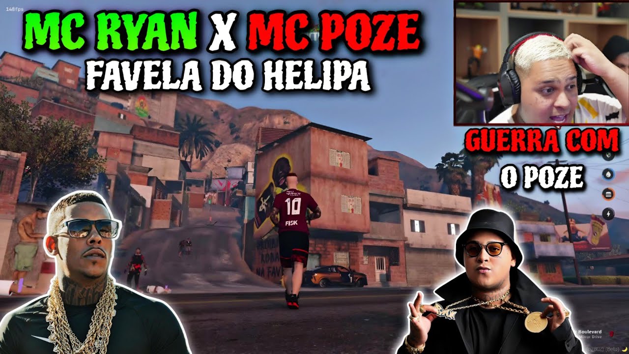 MC RYAN SP VIROU DONO DE FAVELA NA CIDADE DO MC POZE ! GUERRA POZE VS ...