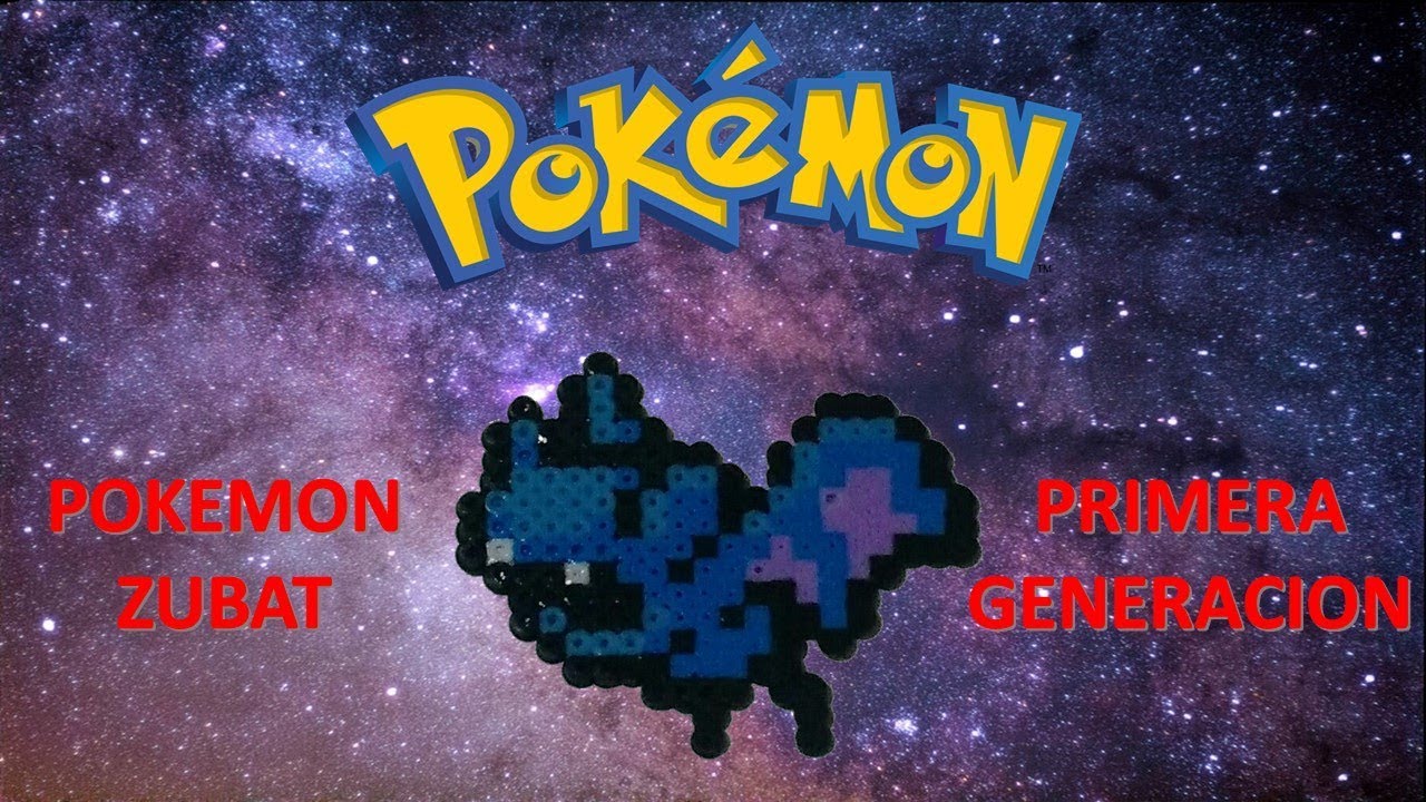 POKEMON #41 - ZUBAT - PERLER BEADS - DIY - YouTube