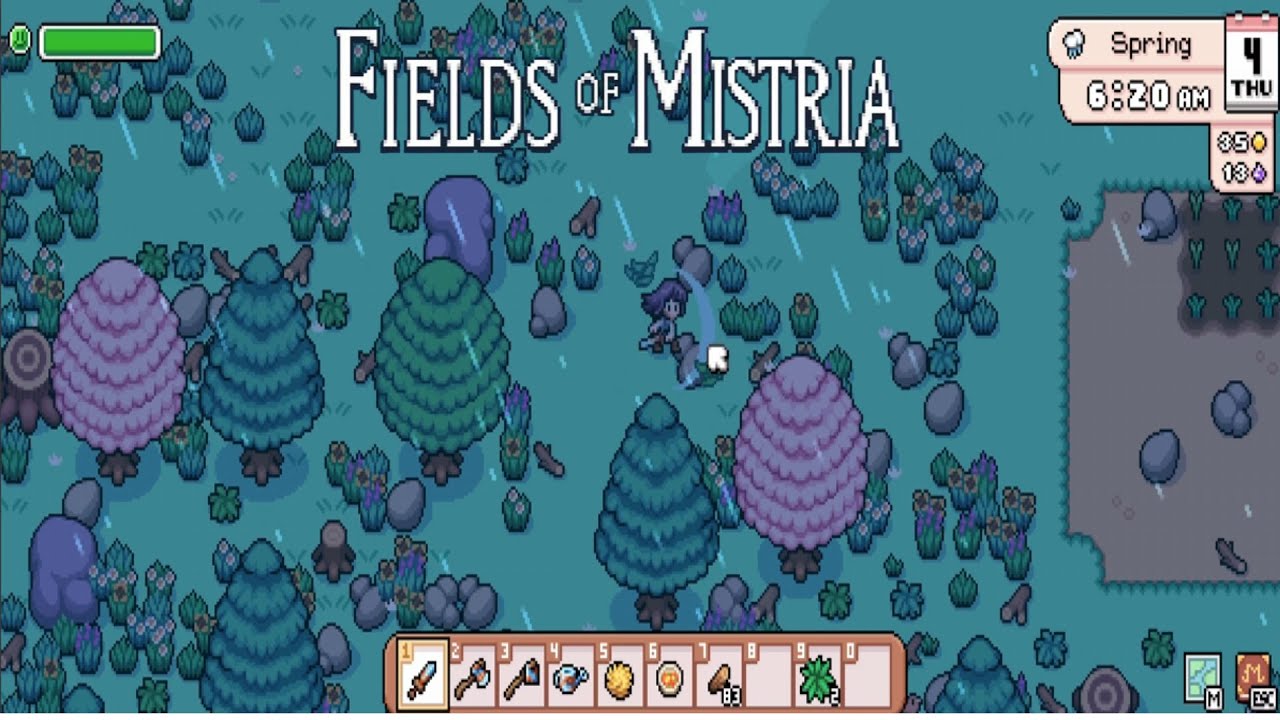 【米斯特里亚的田园 Fields of Mistria】『試玩 Gameplay』 - YouTube