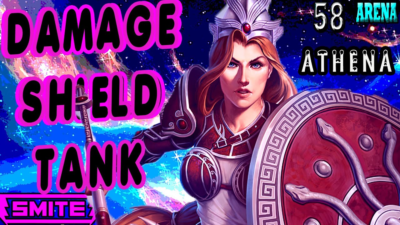 Smite God Gameplay Multiplayer Athena Damage Shield Tank , Arena Part ...