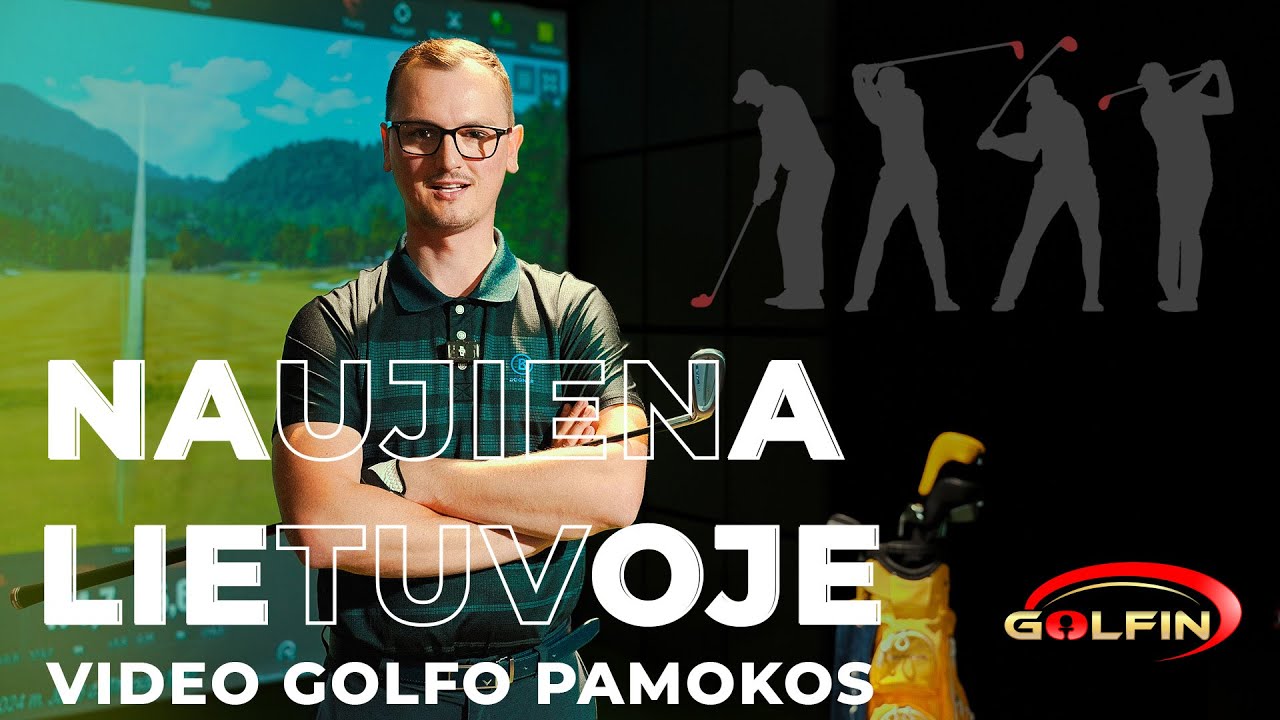 Naujiena Lietuvoje: VIDEO golfo pamokos // GOLFIN - YouTube