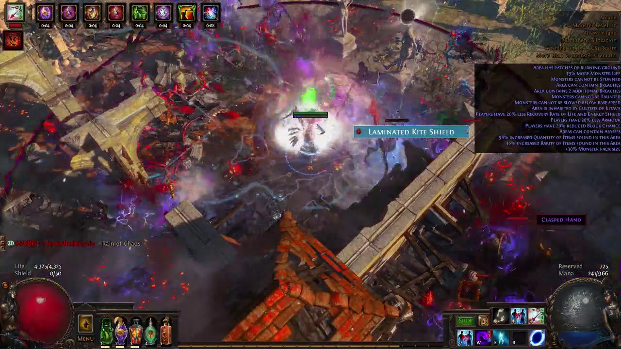 Path of Exile Abyss Poison Quill Rain Pathfinder Gameplay 8 - YouTube