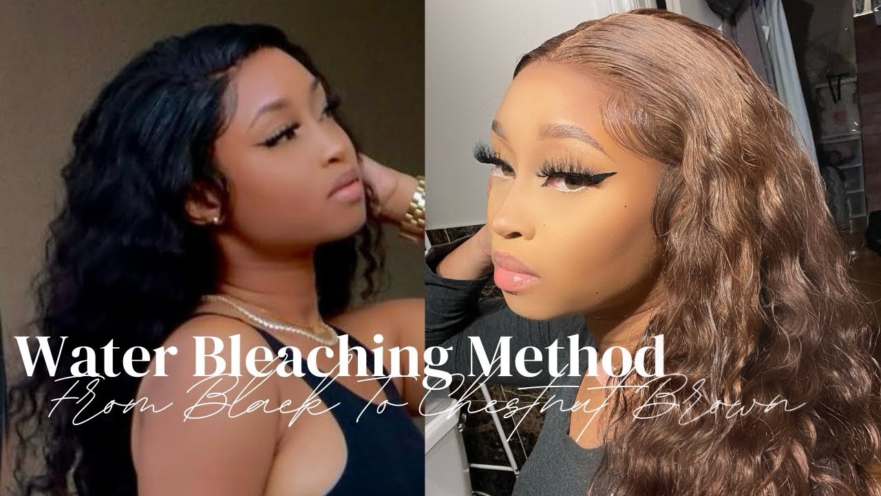 Easy Water Bleaching Method - How To Bleach Hair In 10 Minutes ...