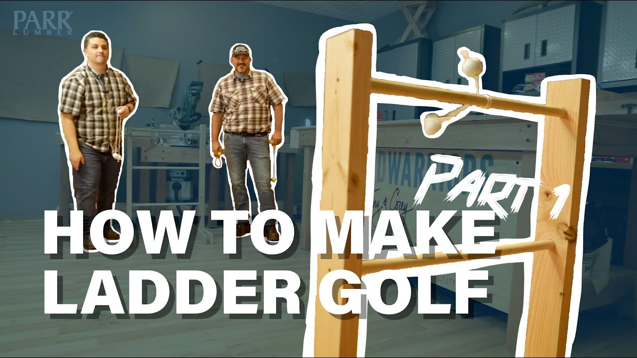 DIY - Collapsible Ladder Golf [Part 1/2] - YouTube