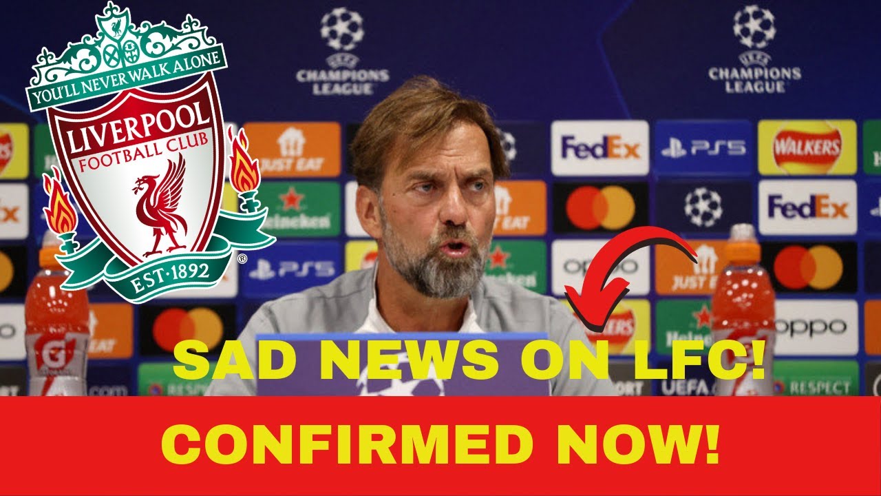 WHAT A SADNESS! UNFORTUNATELY THE SEASON IS OVER FOR HIM AT LFC ...