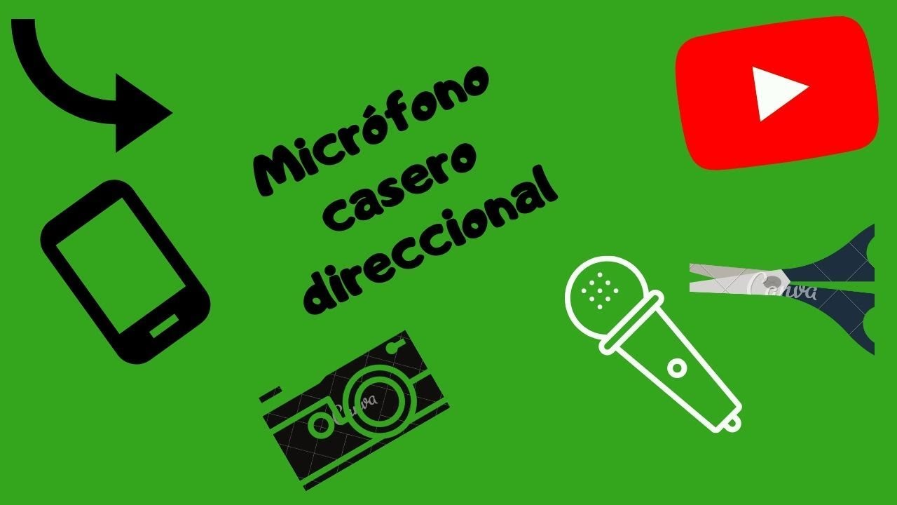 Como hacer un micrófono casero direccional - YouTube