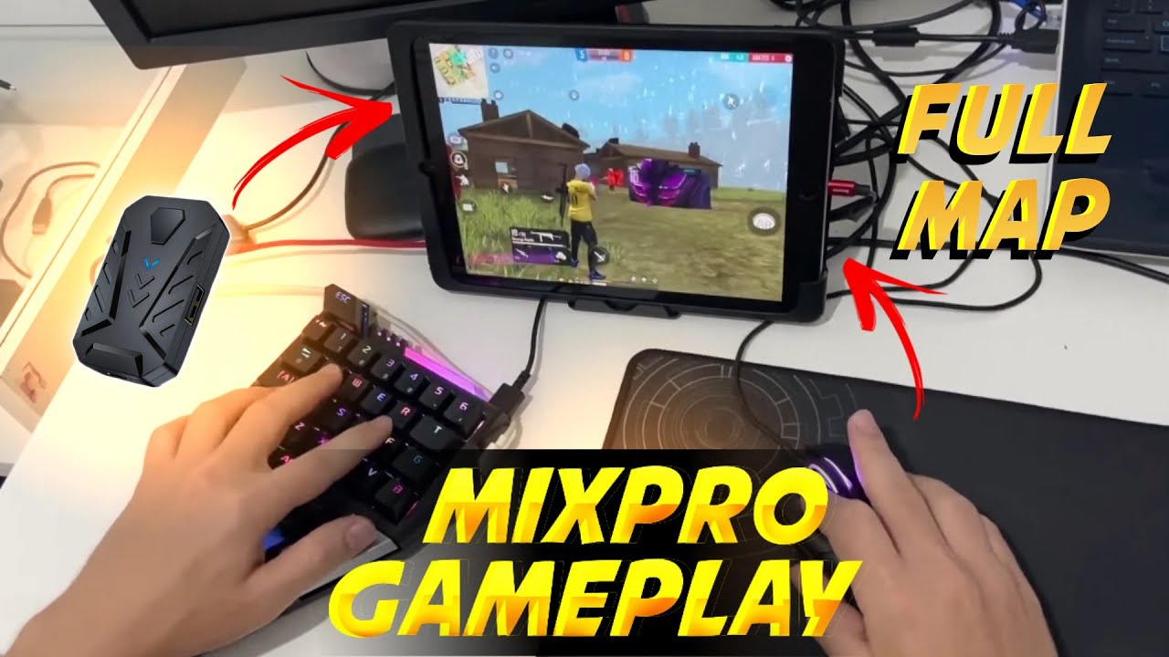 Mix Pro Full Map Gameplay /Gaming Mix pro /Keyboard and mouse se free ...