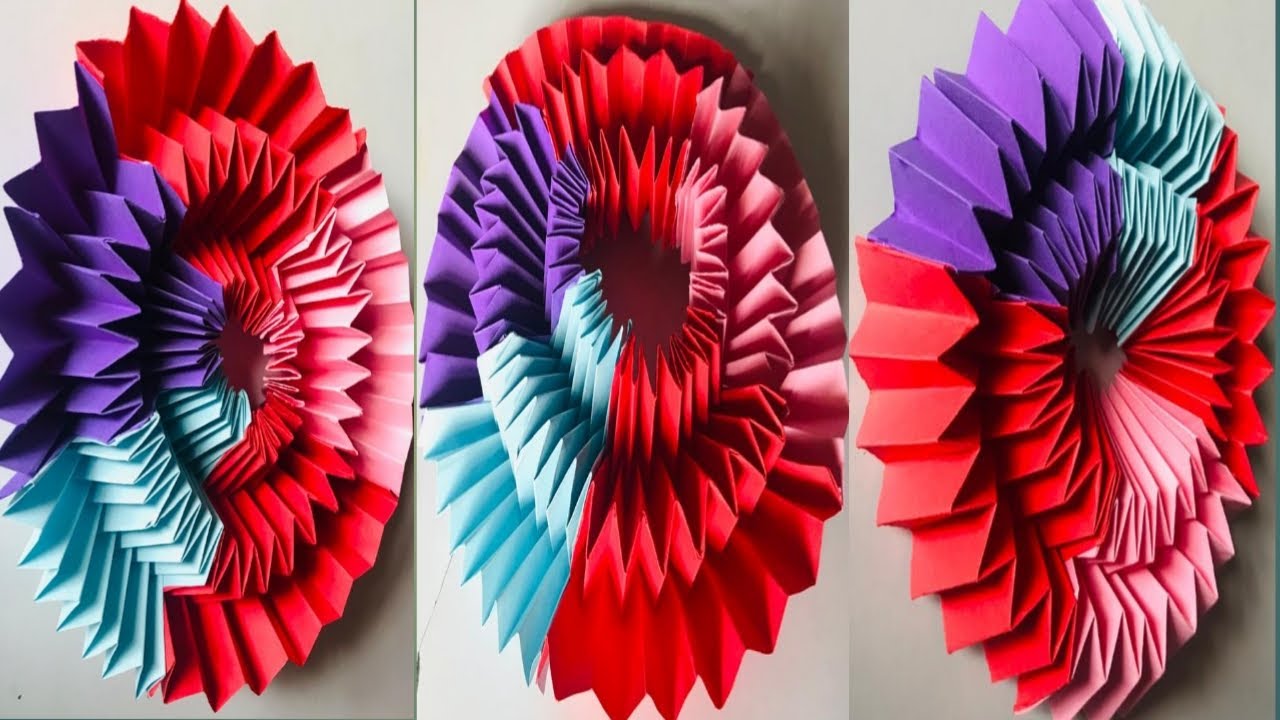 Magic Paper Folding || Origami Paper Folding flower || Beautiful Paper ...