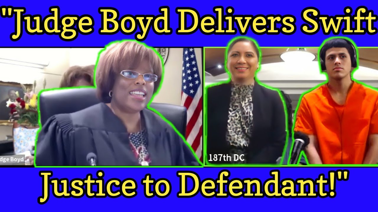 Judge Delivers swift to defendant - YouTube