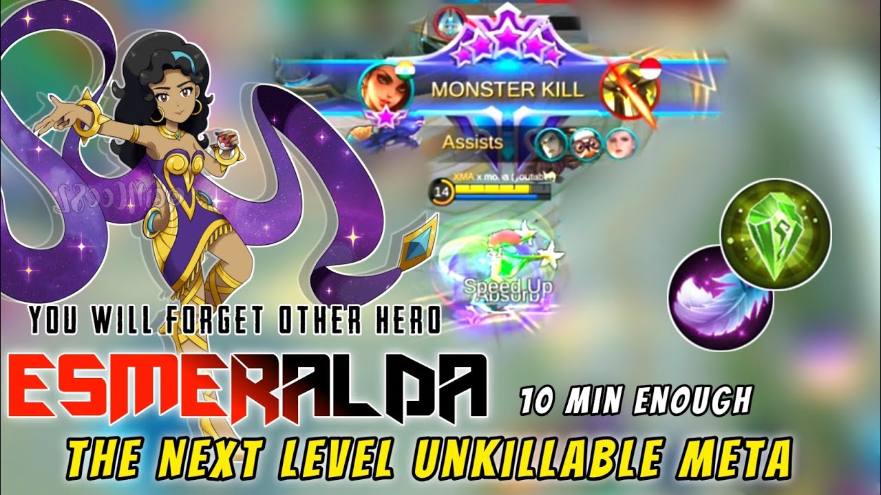 ESMERALDA THE META | ESMERALDA 100% UNKILLABLE GAMEPLAY AND BUILD BY X ...