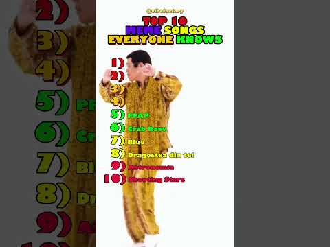 Top 10 MEME Songs Everyone Knows 🎶😂