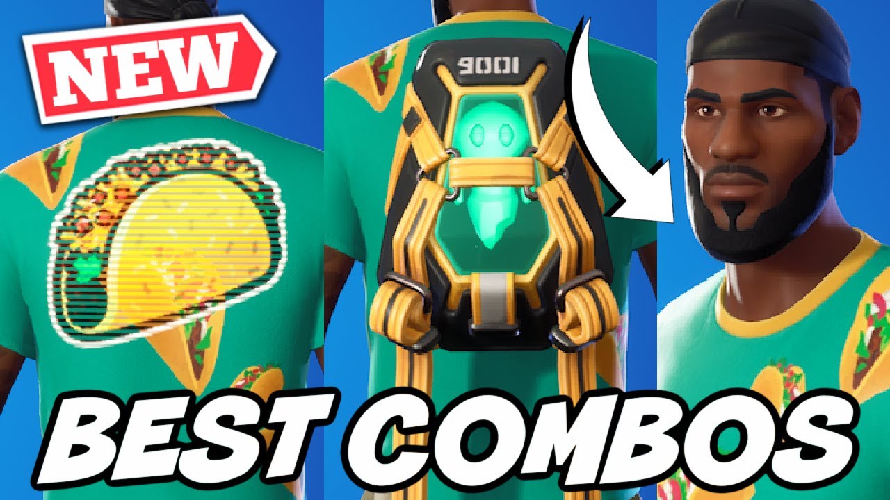 THE BEST COMBOS FOR *NEW* LEBRON'S TACO TUESDAY SKIN (KING JAMES BUNDLE ...