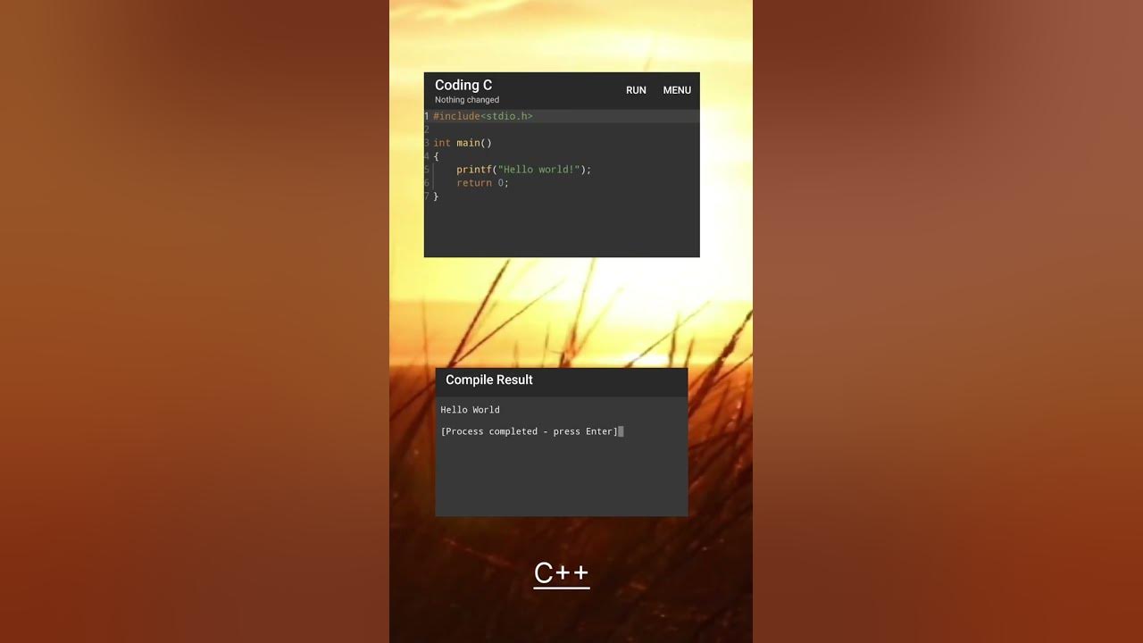 Printing Hello World In Different Coding Language Coding Simplecoding Html Python C