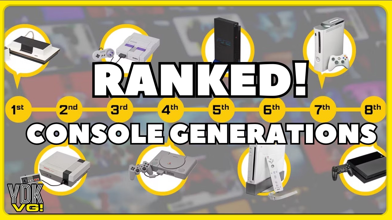 Ranking Each Generation of Video Game Consoles - YouTube