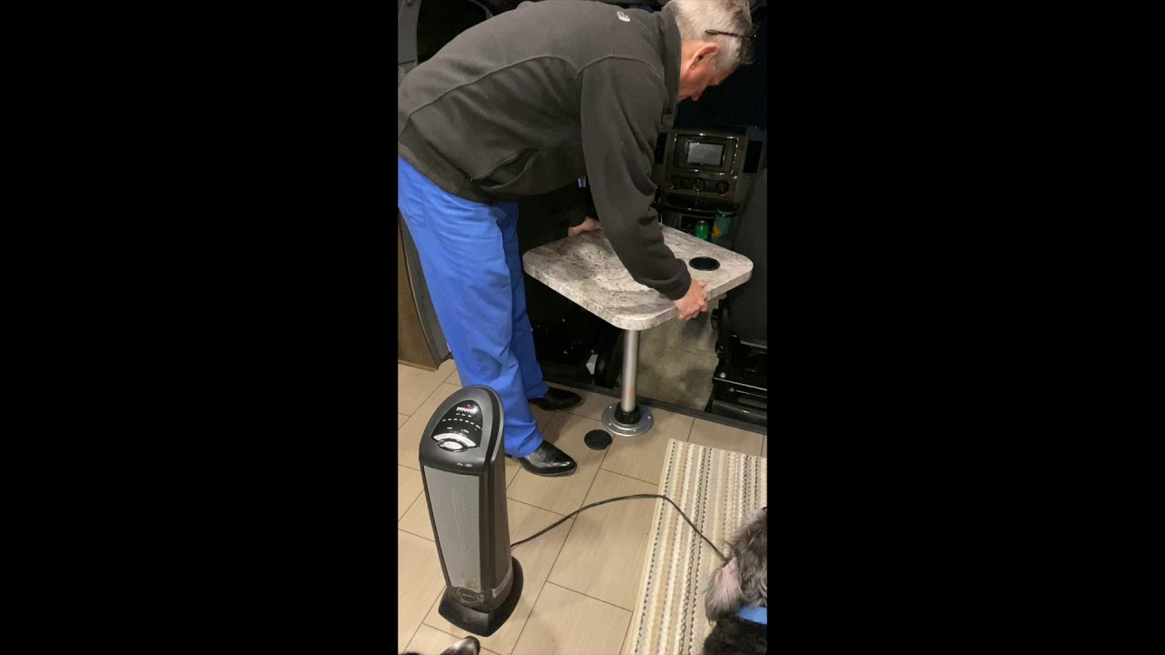 Table Assembly for Small Table - Jayco Melbourne RV - YouTube
