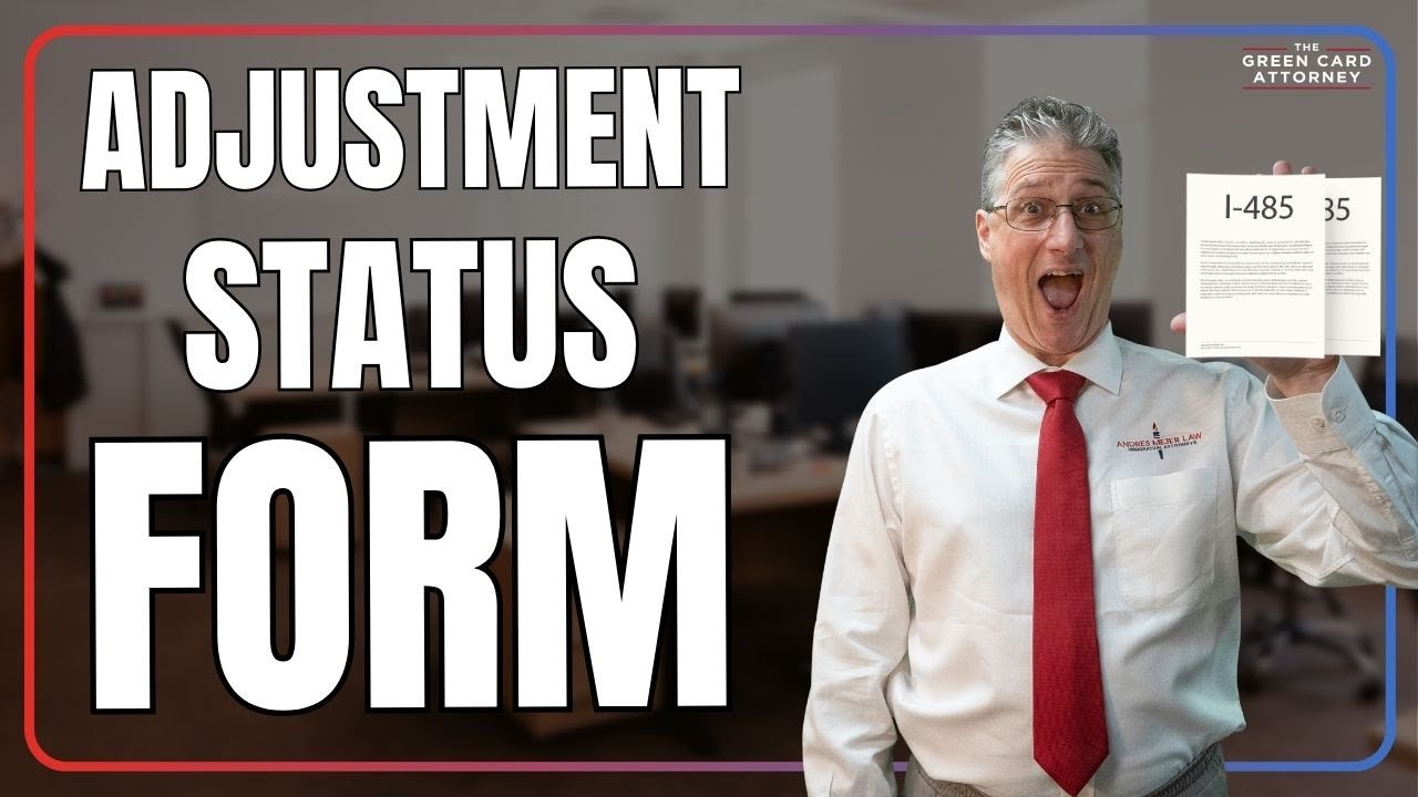How to fill out the Adjustment of Status Form?: Form I-485 - YouTube