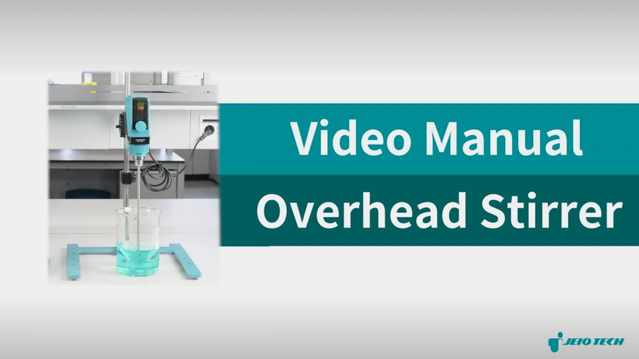 (KR) Overhead stirrer 영상 매뉴얼 - YouTube