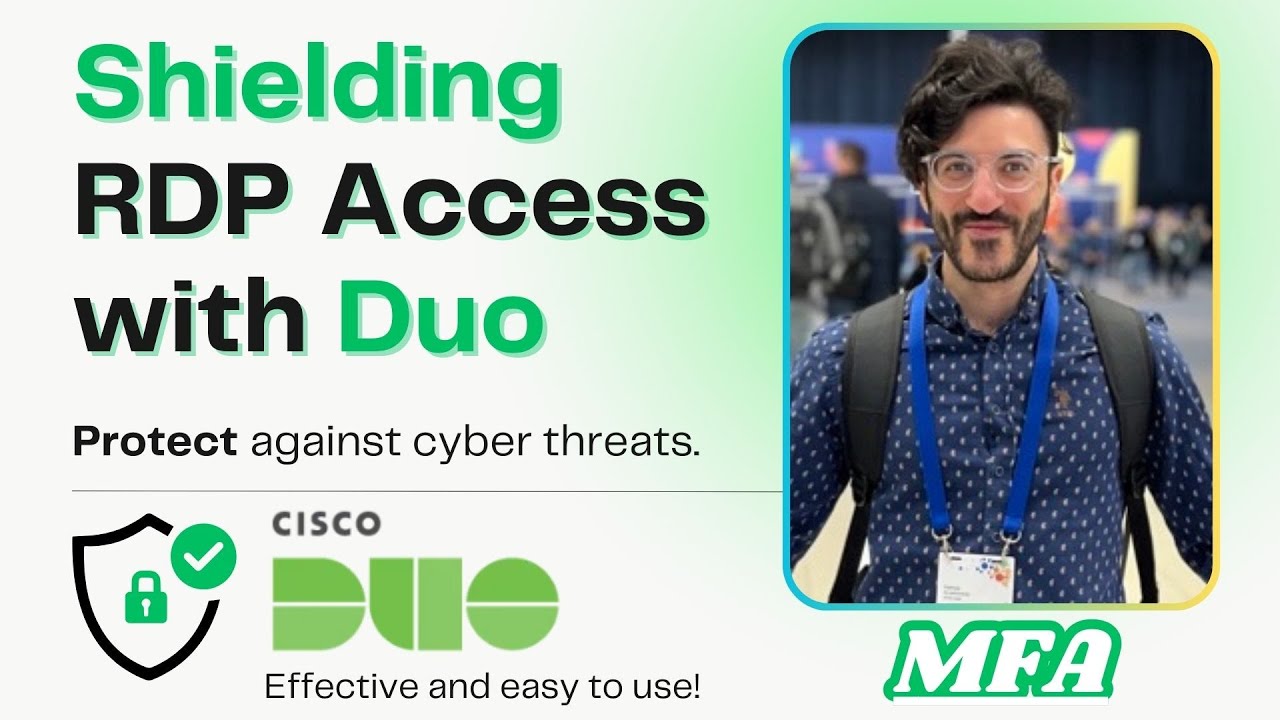 Shielding RDP Access with Cisco Duo MFA - YouTube