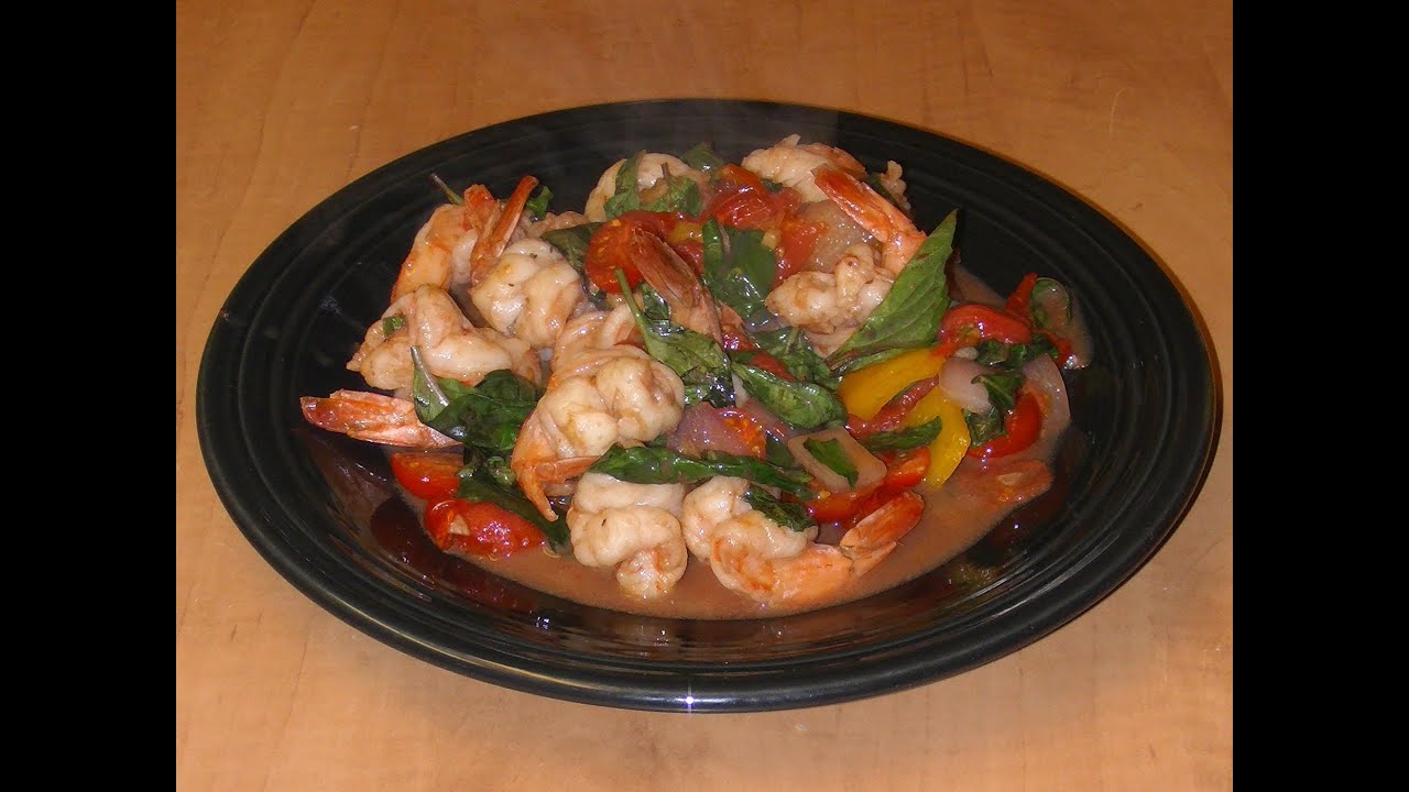 Thai Basil Shrimp Stir Fry - Recipe with Michael's Home Cooking - YouTube
