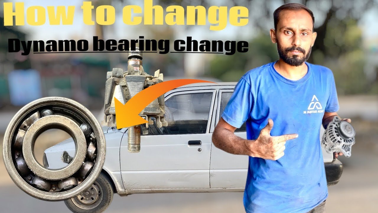How to change dynamo bearing change Suzuki mehran dynamo bearing change ...