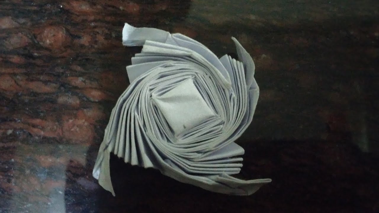 Origami water bomb flasher x - cool-origami-crafts (demo) - YouTube