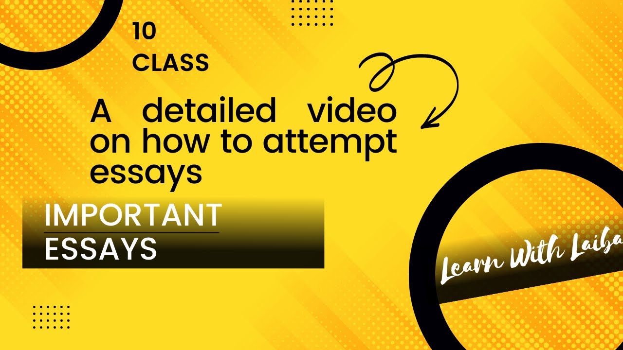 Toppers Essay Writing Paper Presentation |10th,12th Class| Essay ...