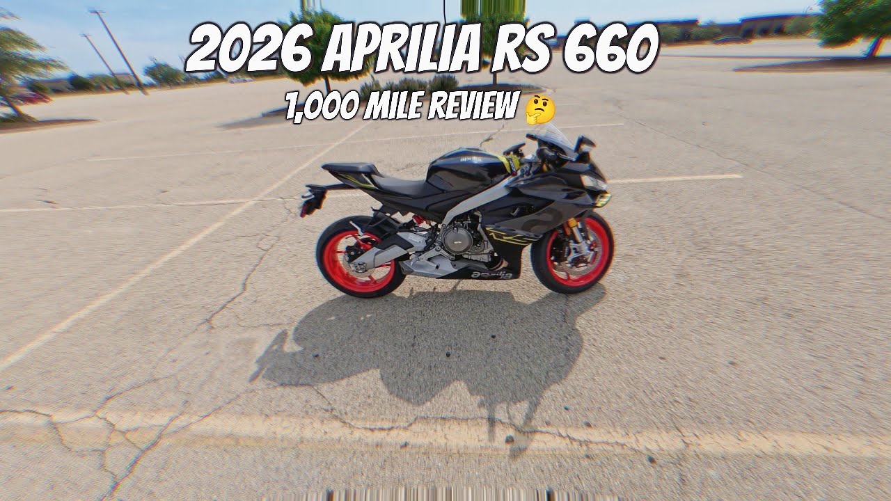 1,000 MILE "REVIEW" ON MY 2026 APRILIA RS 660 VENOM YELLOW🐝 | #motovlog ...