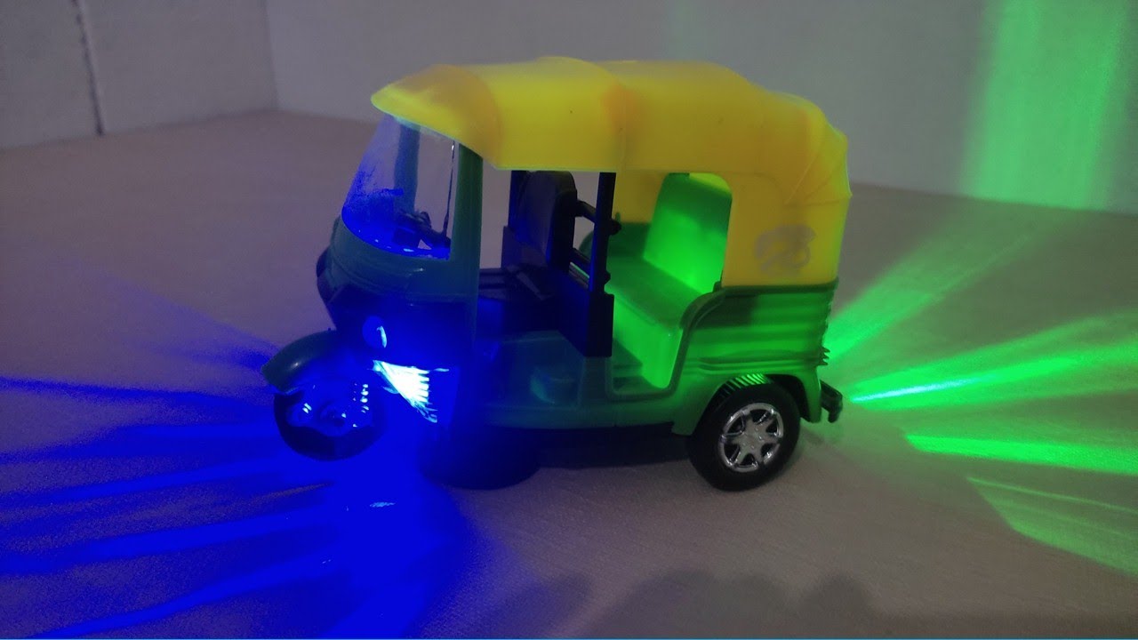 Electric Tricycle Auto Rickshaw Toy Battery Operated Unboxing & Testing ...