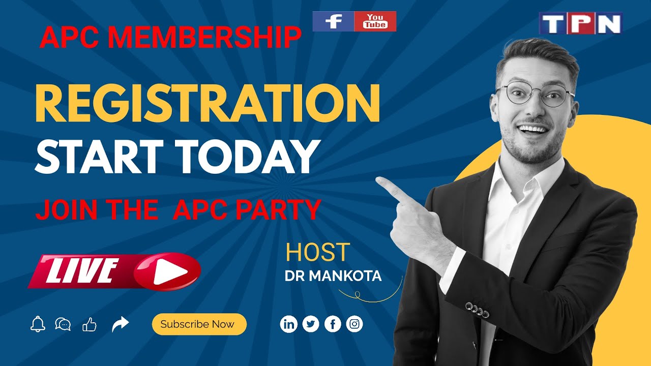 APC MEMBERSHIP REGISTRATION BEGINS SOON - YouTube