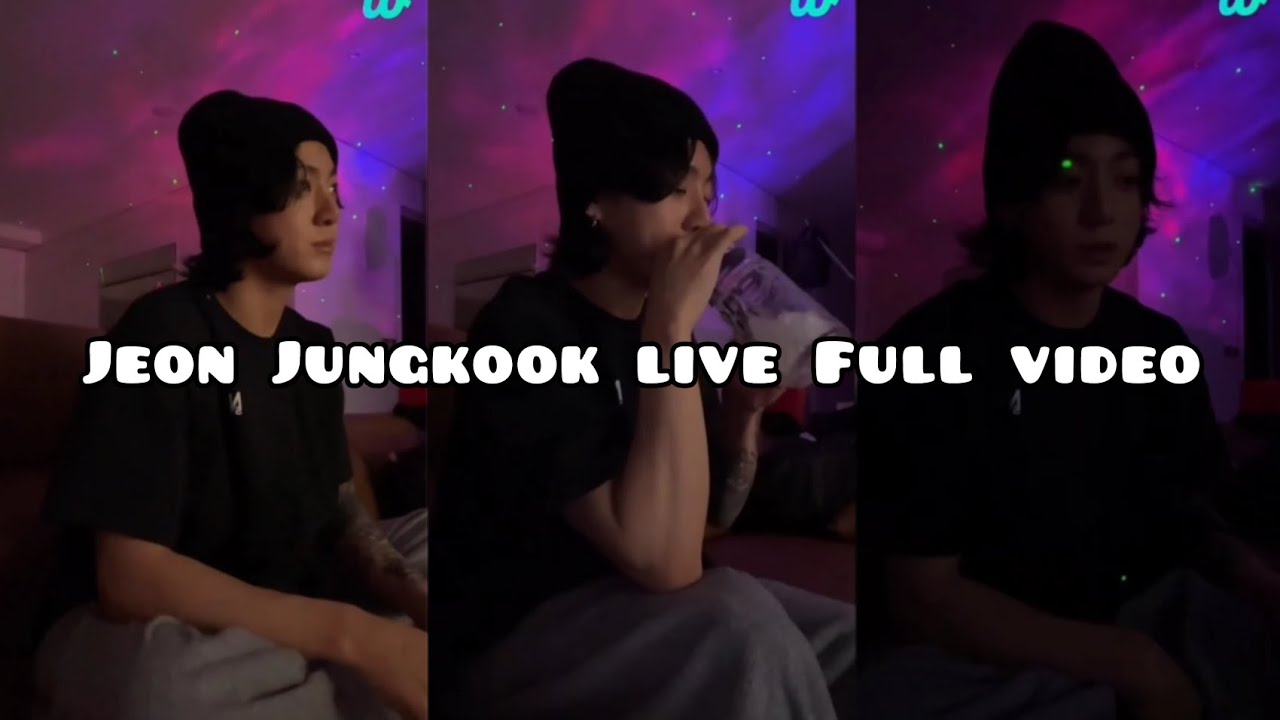 Jeon Jungkook waverse Live 🔴| JK Live Full video | Part 1 - YouTube