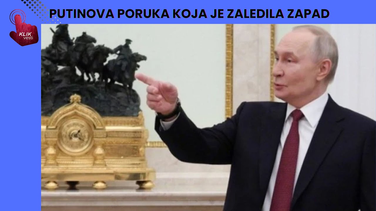 *PUTINOVA PORUKA KOJA JE ZALEDILA ZAPAD* - YouTube