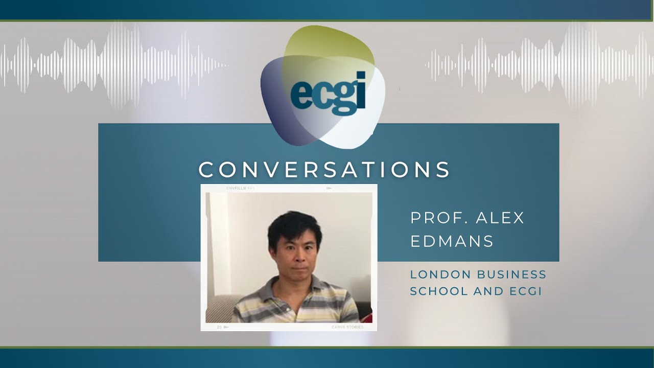 ECGI Conversations Series with Alex Edmans - YouTube