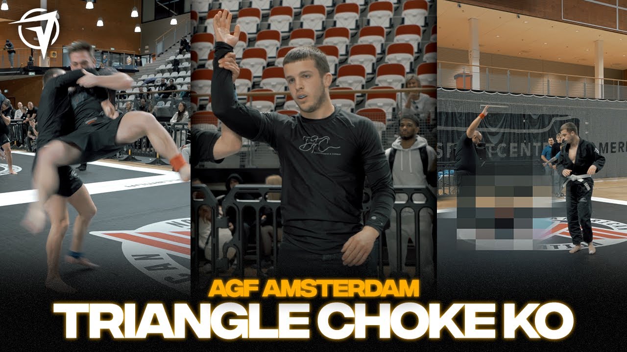 Triangle choke KO door Mike! [AGF Amsterdam] - YouTube
