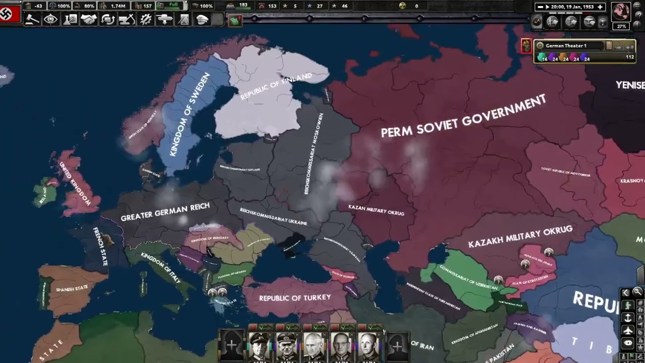 Hoi4 Thousand week Reich: German Civil WAR! - YouTube