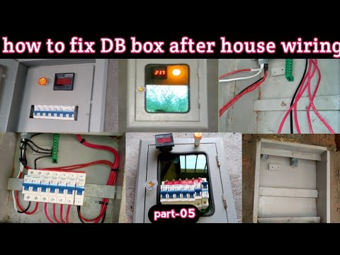 How to Fix DB Box After #HouseWiring | Electrician Work Part-05 - YouTube