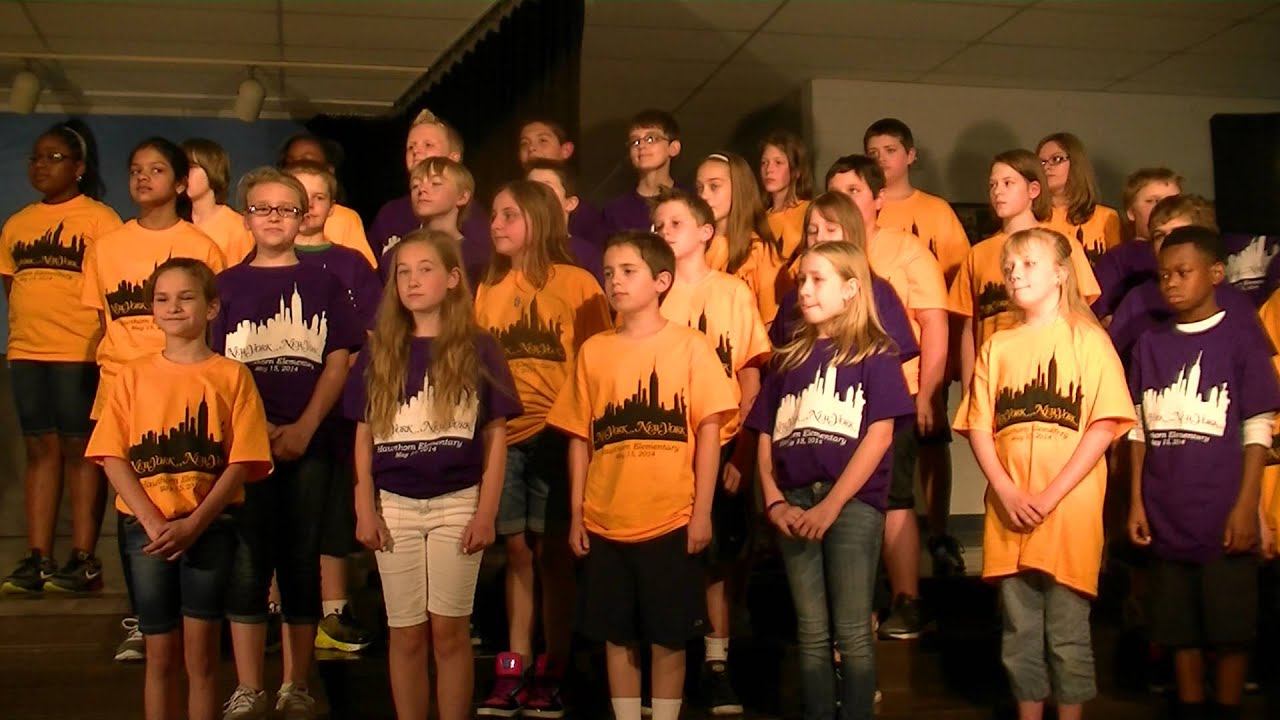 Hawthorn Elementary 5th Grade Review 2014 Start of Program - YouTube