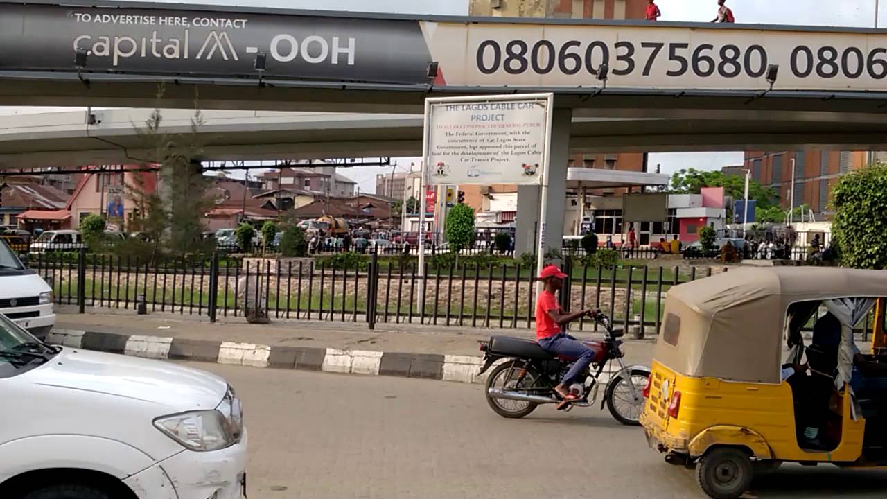Obalende Bus Stop in Lagos City - YouTube