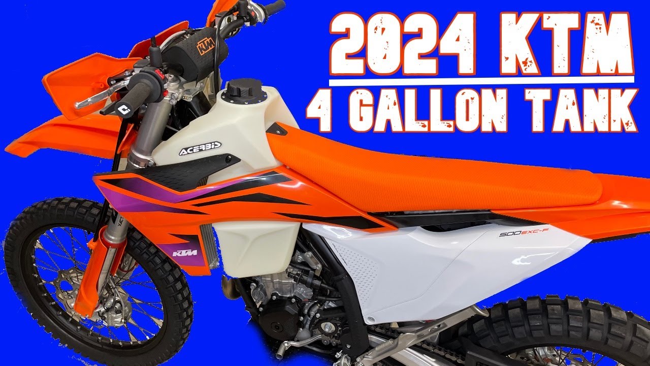 New Gen KTM - 4 Gallon Tank - YouTube