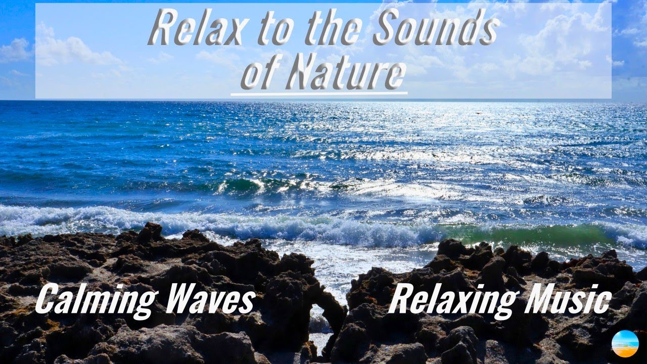 Enjoy the Calming sounds of Rolling Waves at the Beach! - YouTube