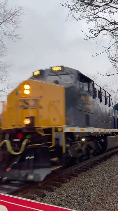 CSXT #1981 Pan Am Heritage Leads M409! #csxt #railfan #trainspotter #heritage #leader #caboose ...