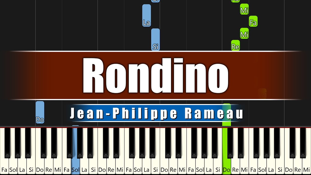 Jean-Philippe Rameau - Rondino - Piyano İle Nasıl Çalınır - YouTube
