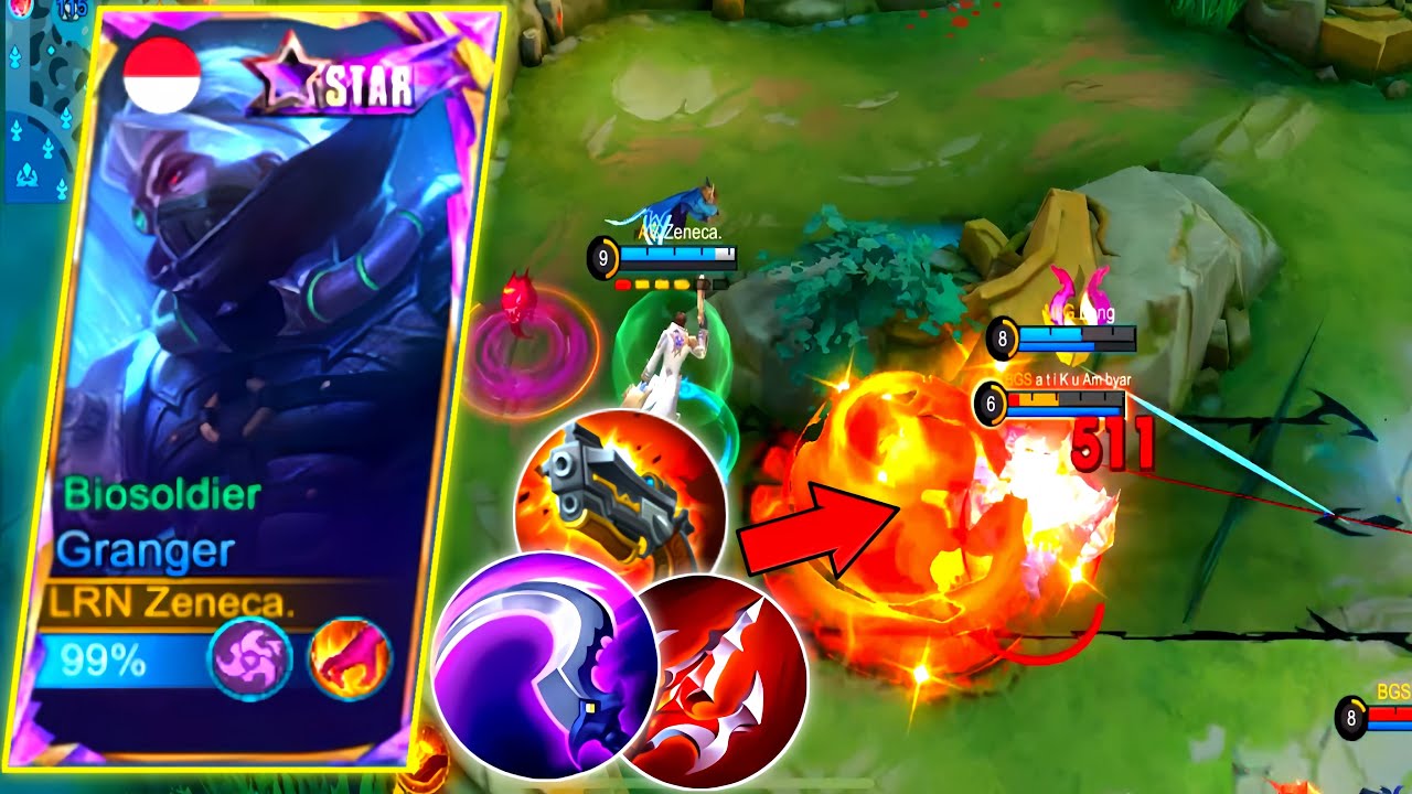 Granger Gameplay | Best Build Granger Hyper 2024 | Build Granger ...