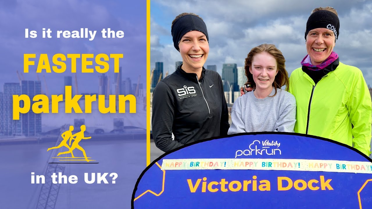 The UK's FASTEST parkrun | Victoria Dock parkrun with SARAH PLACE - YouTube